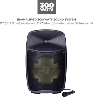 ION AUDIO Pro Glow Ultra Portable Bluetooth Speaker