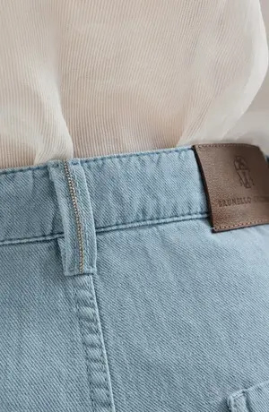 Brunello Cucinelli Loose Fit Trousers - Denim