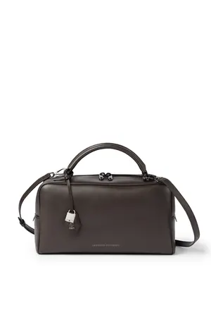 Brunello Cucinelli Nappa Boston Explorer Bag - Rust Brown