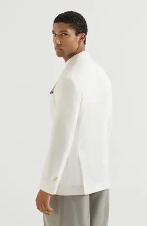 Brunello Cucinelli Linen Deconstructed Blazer