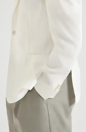 Brunello Cucinelli Linen Deconstructed Blazer