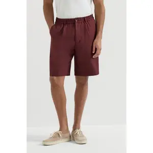 Brunello Cucinelli Chevron Bermuda Shorts - Cherry
