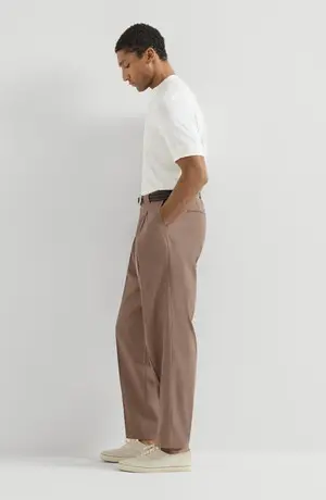 Brunello Cucinelli Cotton Twill Trousers - Hazelnut