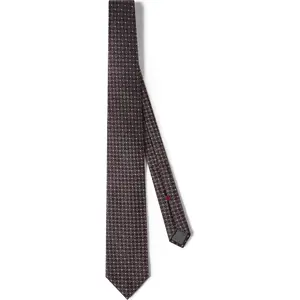 Brunello Cucinelli Silk Jacquard Necktie - Hazelnut
