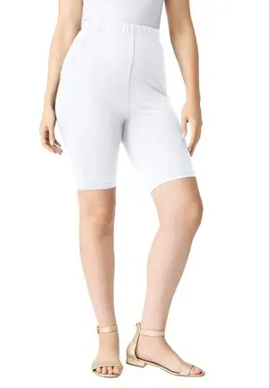 ROAMAN'S Side-pocket Bike Short - White