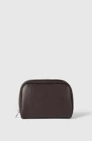 Brunello Cucinelli Calfskin Pouch - Brown