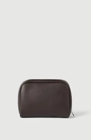 Brunello Cucinelli Calfskin Pouch - Brown