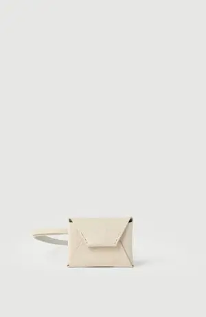 Brunello Cucinelli Suede Bag Charm - Ivory