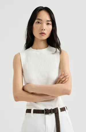 Brunello Cucinelli Textured T-shirts For Women
