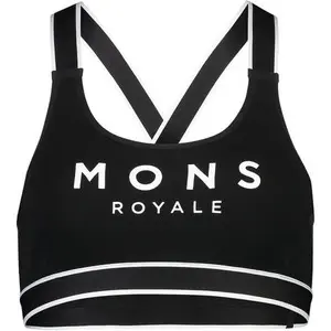 MONS ROYALE Stella X-back Sports Bra - Black2