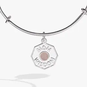ALEX AND ANI Mom Wisdom Charm Bangle