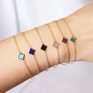 THE LOVERY Mini Single Clover Bracelet