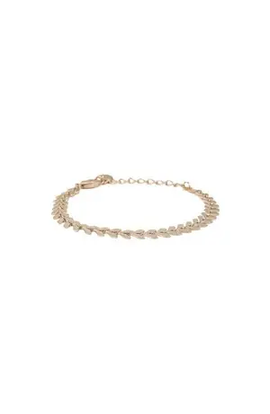 BEARFRUIT JEWELRY Elara Chevron Link Bracelet - Warm Bronze