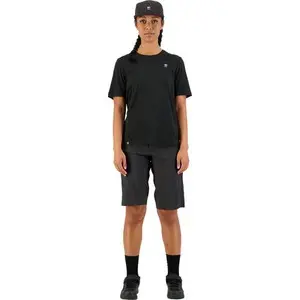 MONS ROYALE Tarn Merino Shift Short-sleeve Shirt - Black/black