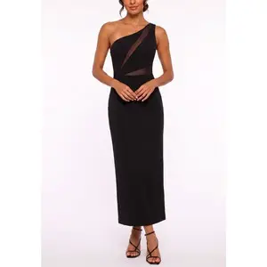 Rachel Rachel Roy Veanne One Shoulder Maxi Dress - Black