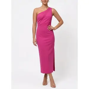 Rachel Rachel Roy One-shoulder Maxi Dress - Raspberry Rose