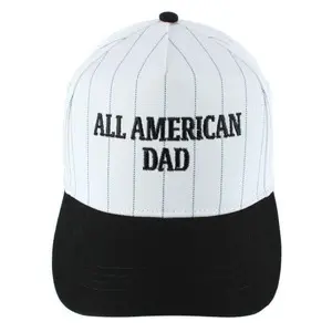 Trafalgar All American Dad Pinstripe Baseball Cap - Black