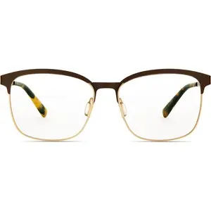 COVRY Rectangle Blue Light Blocking Eyeglasses Cacao