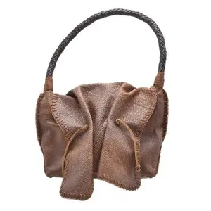 Carlos Falchi Carlos Falchi Leather Shoulder Bag Whiskey
