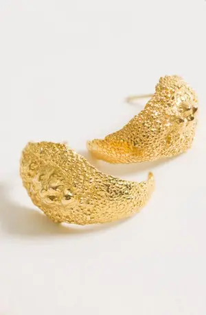 FREYA ROSE Lion Hoop Earrings