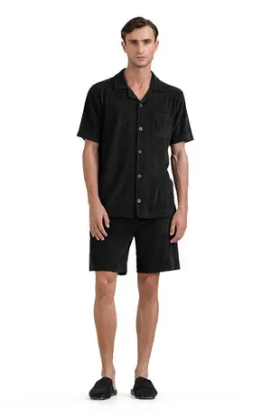 TOGAS Terje Terrycloth Shorts - Black