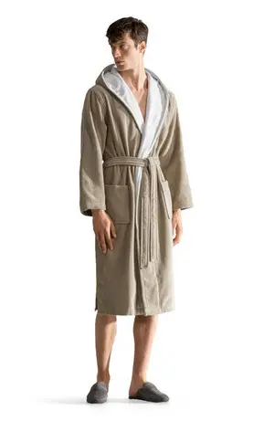 TOGAS Art Line Bathrobe - Beige