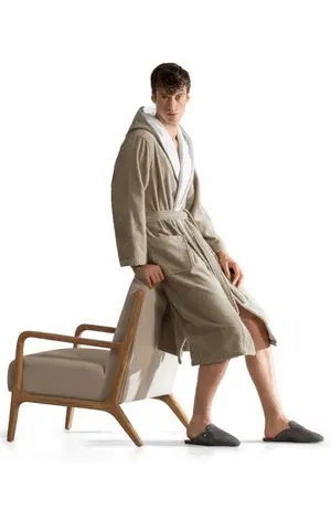 TOGAS Art Line Bathrobe - Beige