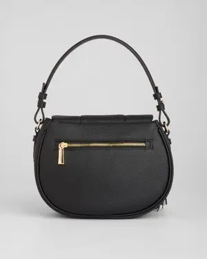 POM POM LONDON Wilmington Crossbody Bag - Black
