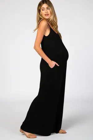 PINKBLUSH Cross Back Wide Leg Jumpsuit