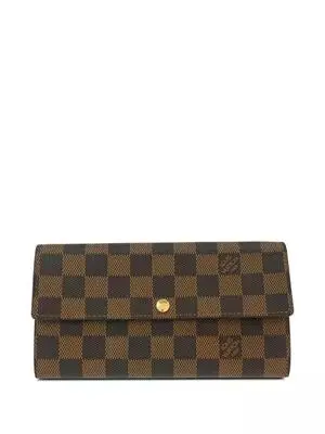 LOUIS VUITTON 2007 Sarah Damier Ebène Wallet - Brown