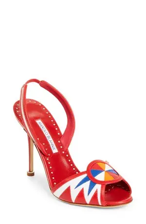 Manolo Blahnik Ucia Slingback Sandal