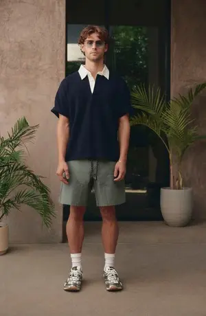 Hudson Jeans Cotton Herringbone Carpenter Shorts