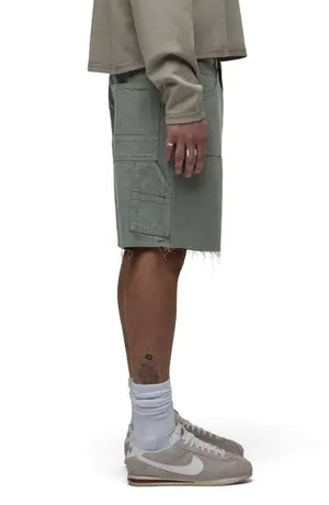 Hudson Jeans Cotton Herringbone Carpenter Shorts