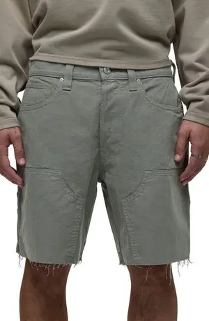 Hudson Jeans Cotton Herringbone Carpenter Shorts