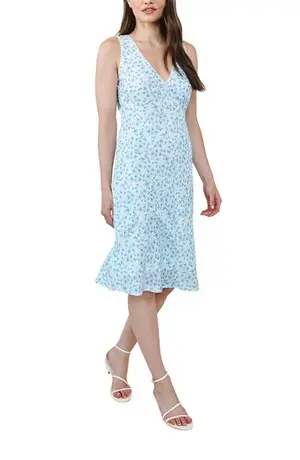 Bella Dahl Tie Back Sleeveless Midi Dress