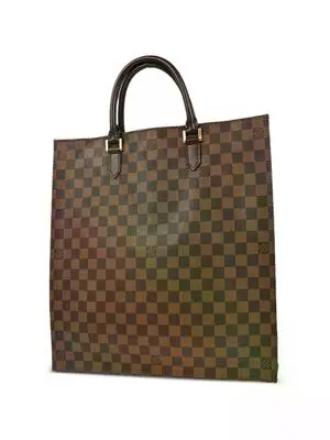 LOUIS VUITTON 2005 Damier Ebene Tote Bag