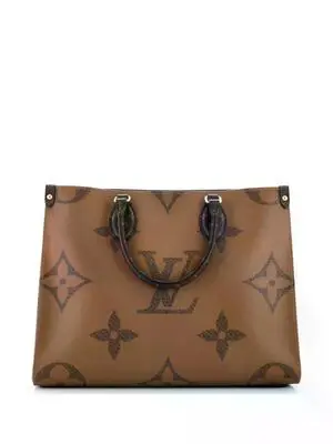 LOUIS VUITTON Onthego Reverse Monogram Giant Mm Tote Bag - Brown