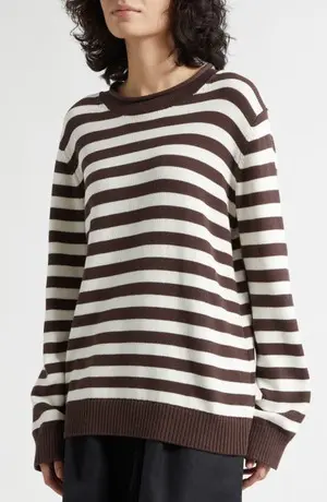 Posse Lara Cotton Sweater - Stripe