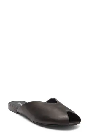 Jeffrey Campbell Indwell Peep Toe Slide Sandal - Black