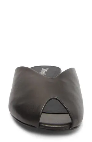 Jeffrey Campbell Indwell Peep Toe Slide Sandal - Black