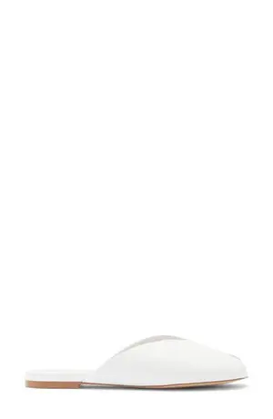 Jeffrey Campbell Indwell Peep Toe Slide Sandal - White