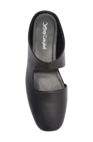 Jeffrey Campbell Siesta Leather Mule - Black