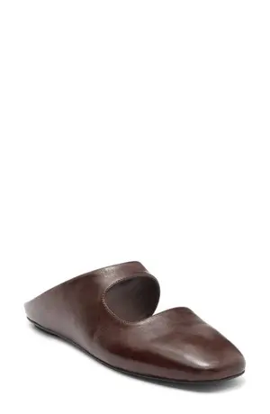 Jeffrey Campbell Siesta Leather Mule - Coffee