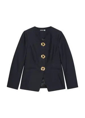 Mint Velvet Wool-blend Sculpted Jacket