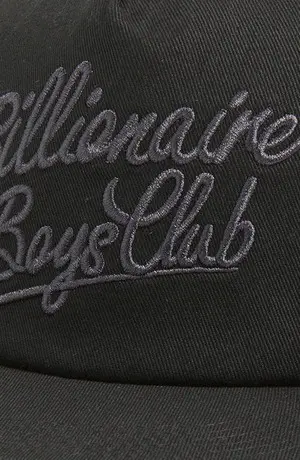 BILLIONAIRE BOYS CLUB Script Embroidered Snapback Baseball Cap