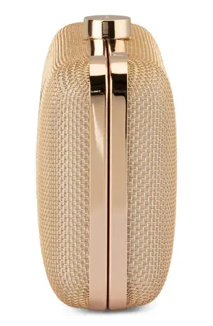 OLGA BERG Mesh Frame Clutch