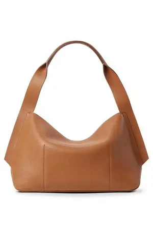 Shinola Medium Leather Derby Shoulder Bag - Tan