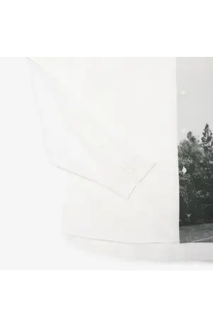 Lacoste Relaxed Fit Photo Graphic Button-up Shirt
