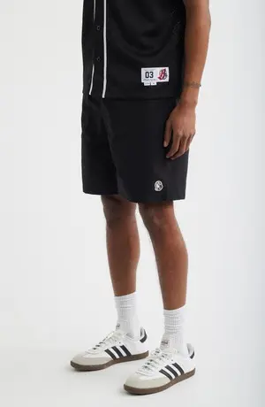 BILLIONAIRE BOYS CLUB Shibuya Nylon Drawstring Shorts - Black