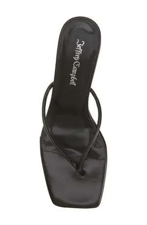 Jeffrey Campbell Simplicity Wedge Flip Flop - Black